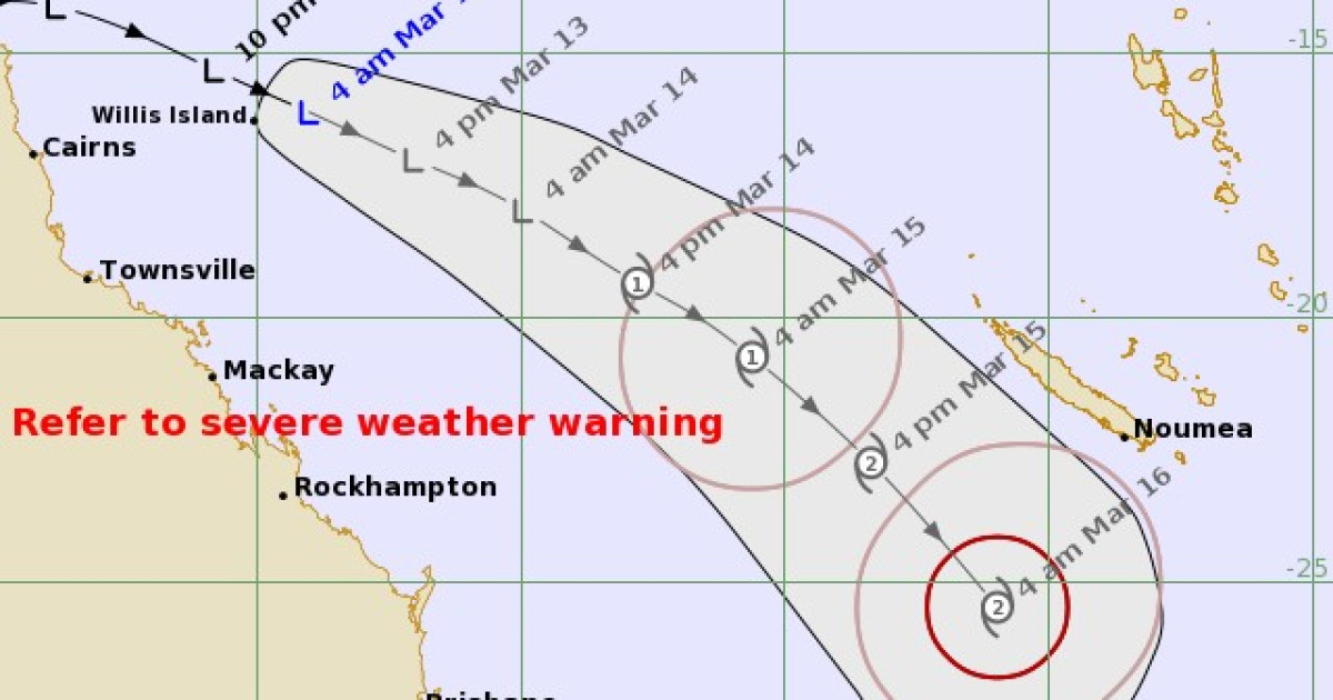 Tropical Cyclone predicted to form off Queensland today | The Express ...