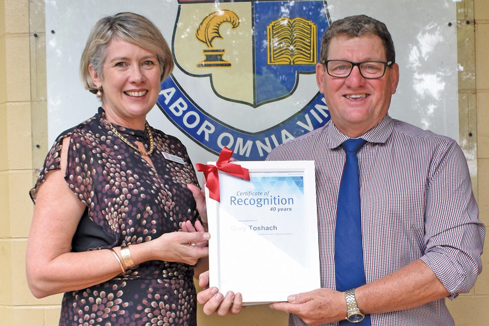 Principal recognised for 40 years of service | The Express Newspaper ...