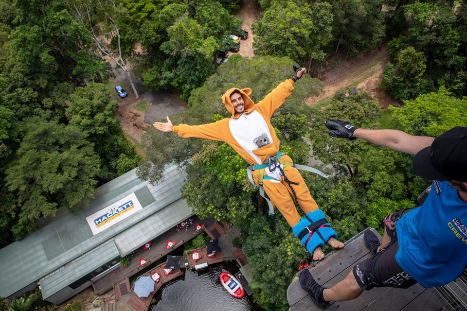 Bungee jump for charity | The Express Newspaper Mareeba, Atherton ...