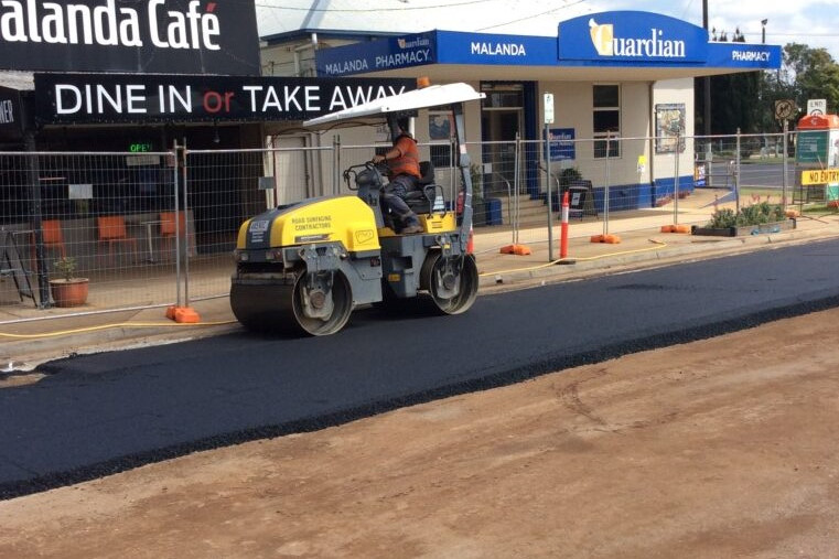 Malanda main street works near completion | The Express Newspaper ...